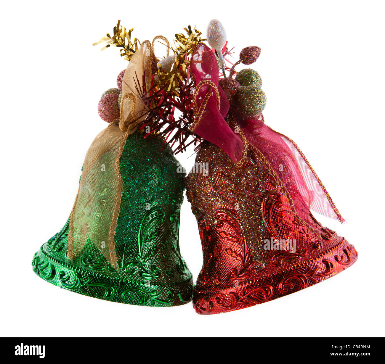 Gold bell christmas decoration hi-res stock photography and images - Alamy