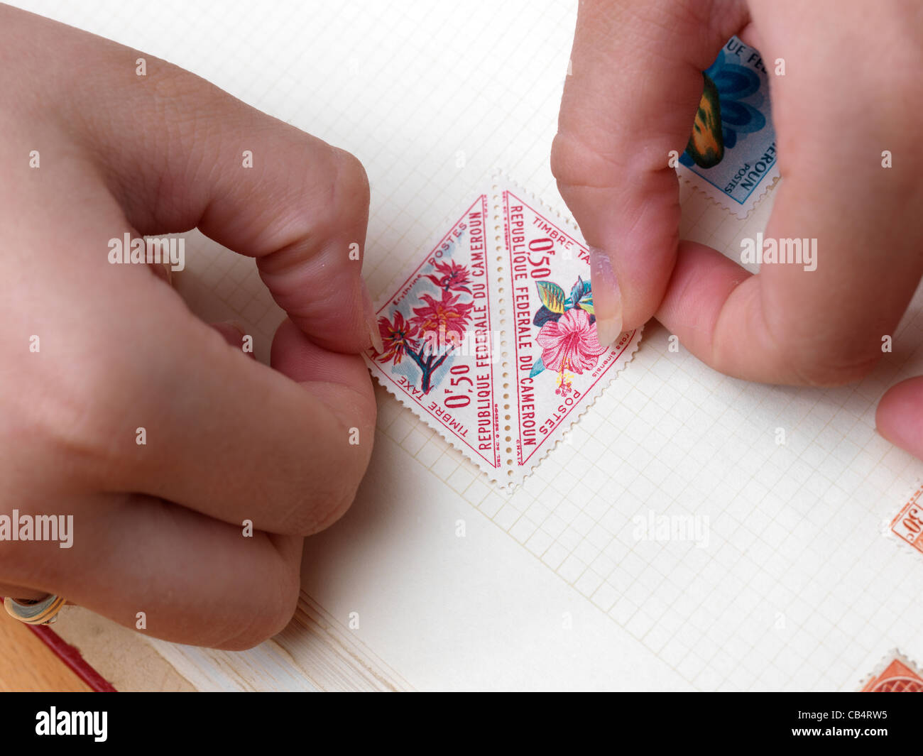 Stamp Collection High Resolution Stock Photography and Images - Alamy