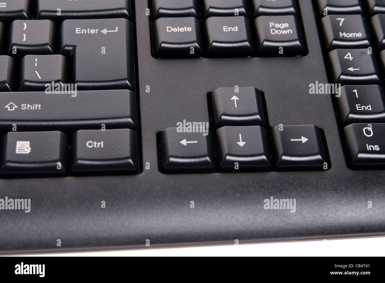 keyboard isolated on white background Stock Photo - Alamy