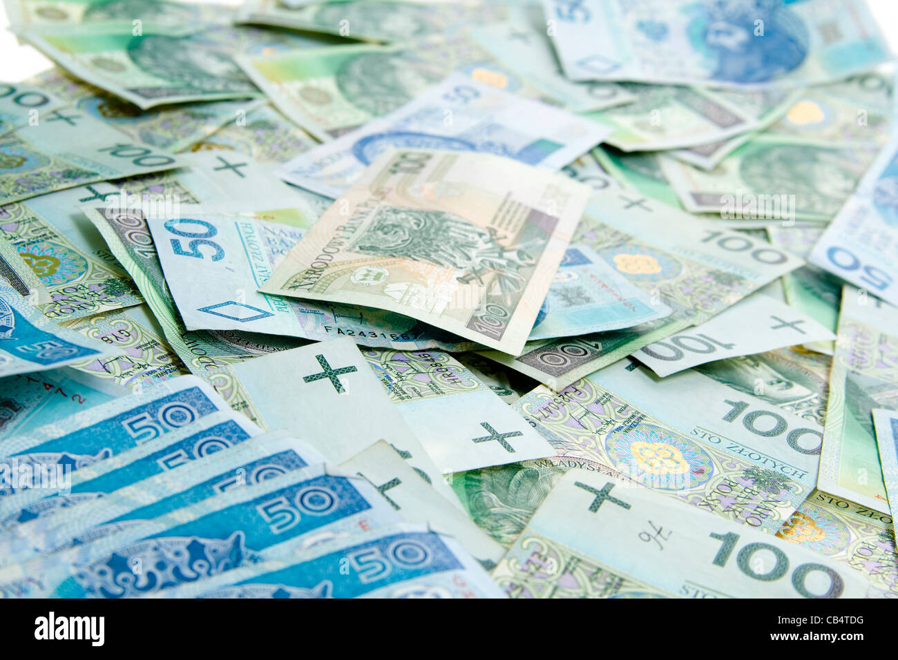 Money on white background Stock Photo - Alamy