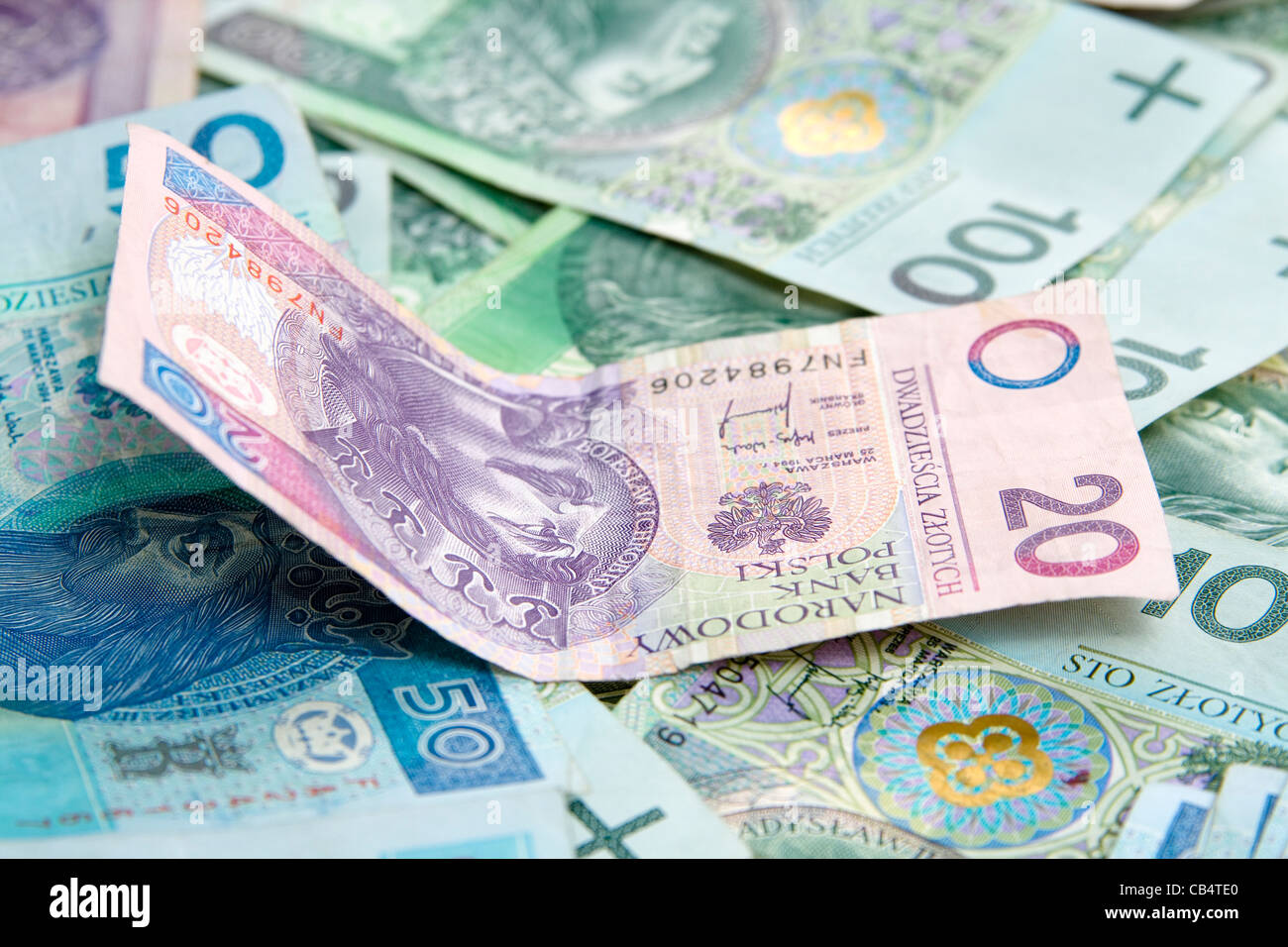 Money on white background Stock Photo - Alamy