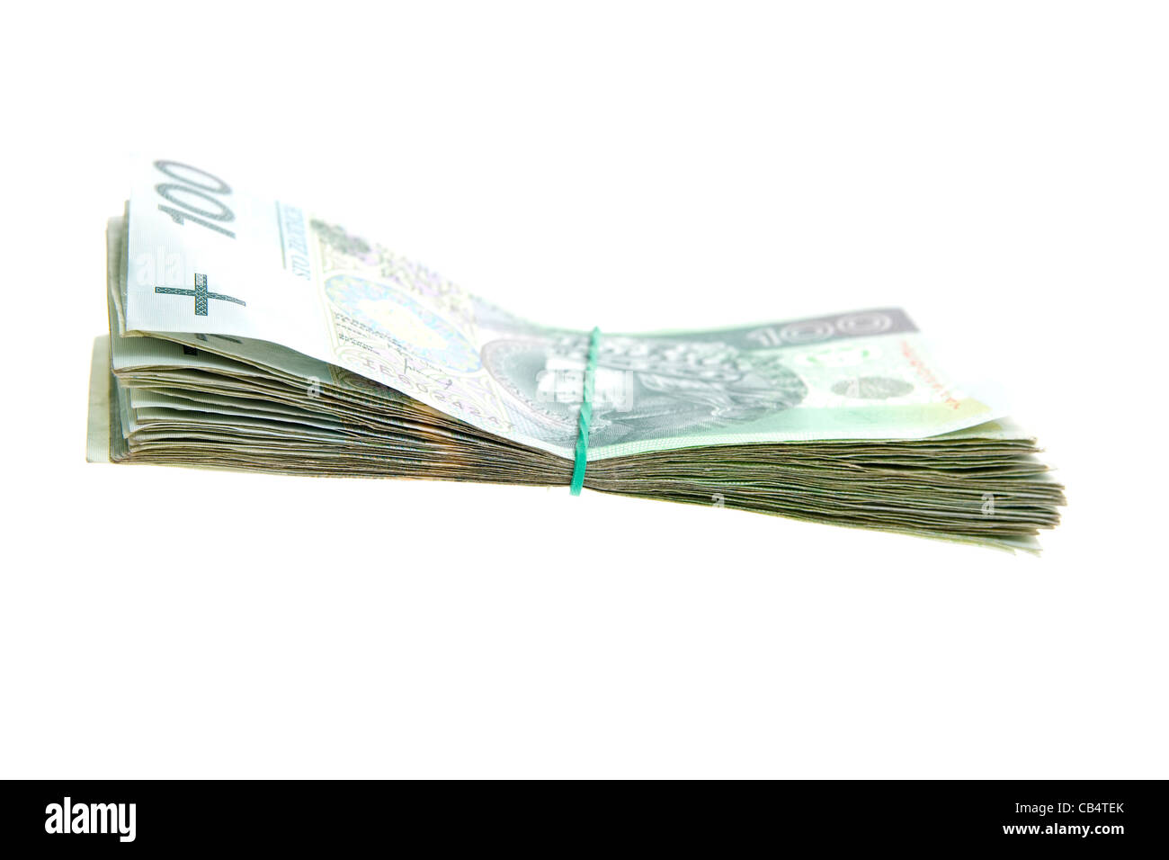 Money on white background Stock Photo - Alamy