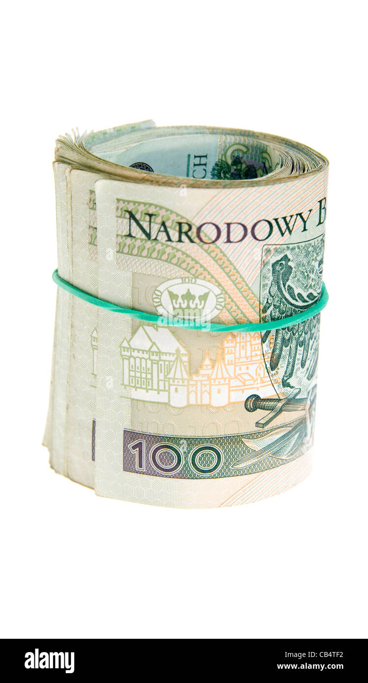 Money on white background Stock Photo - Alamy