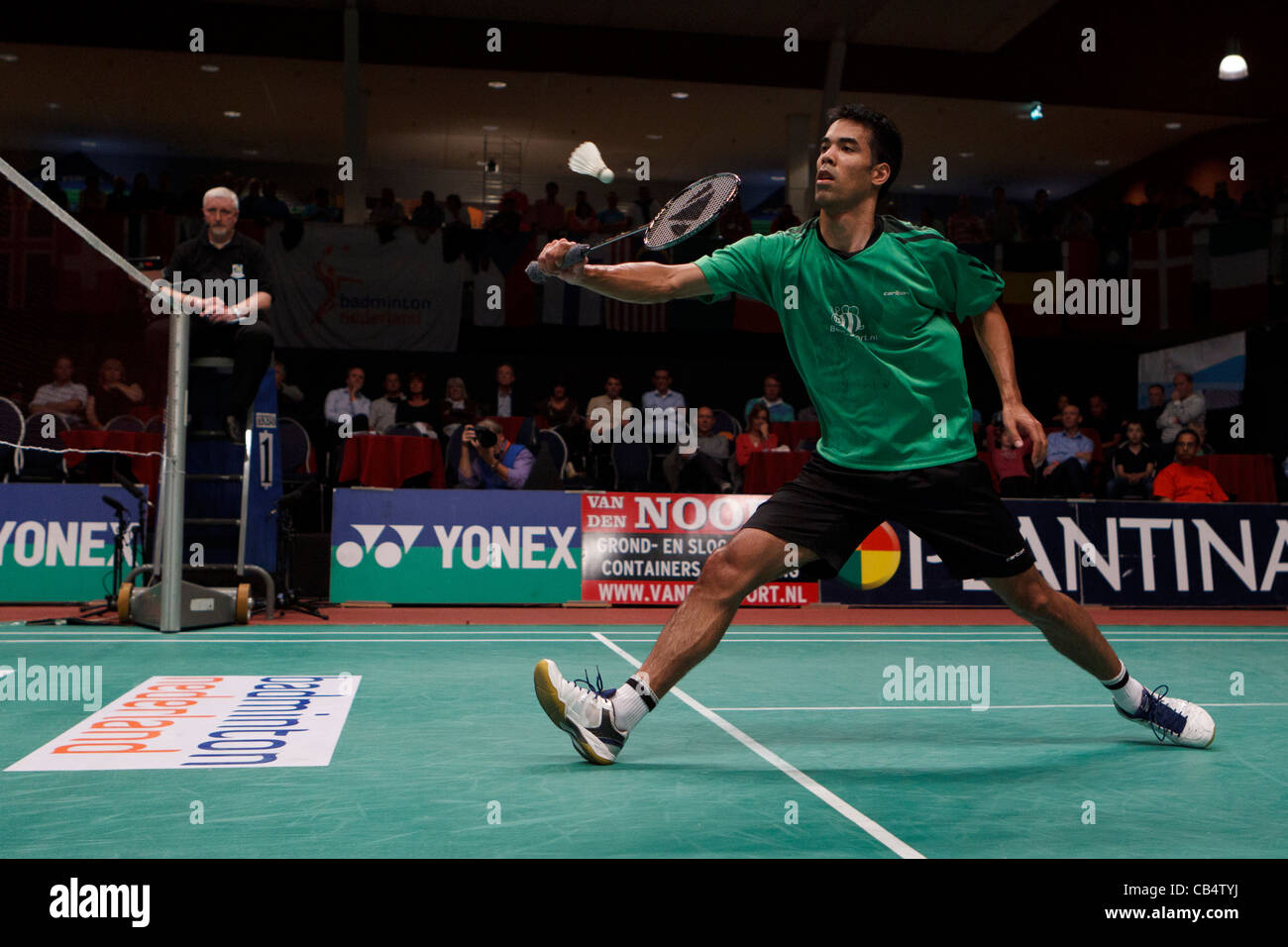 Badminton player Eric Pang from The Netherlands Stock Photo - Alamy