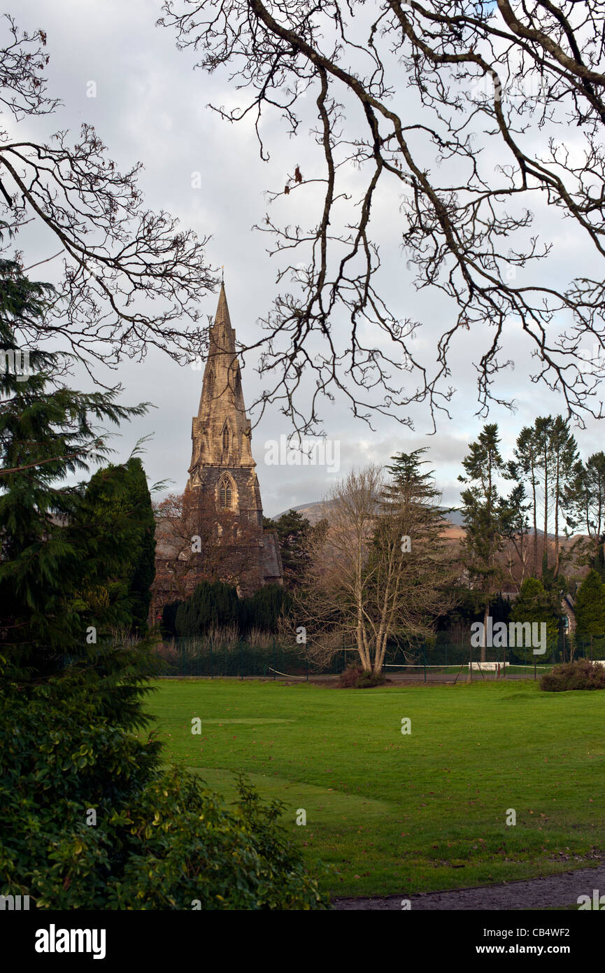 St Mary's church at Ambleside The Lake District Cumbria England UK ...