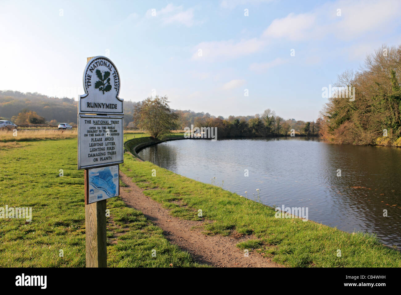 The River Thames at Runnymede England UK Stock Photo - Alamy