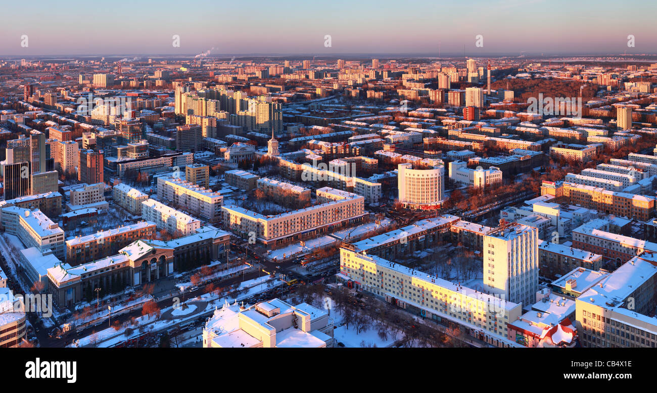 City panorama from above Stock Photo - Alamy