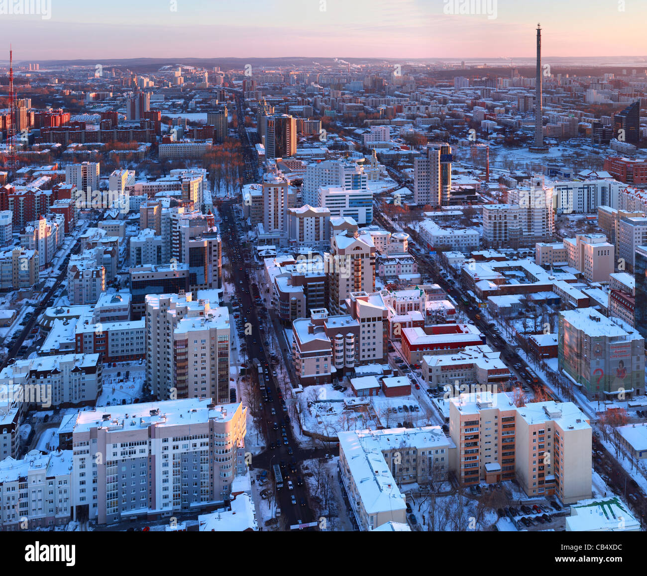 City panorama from above Stock Photo - Alamy