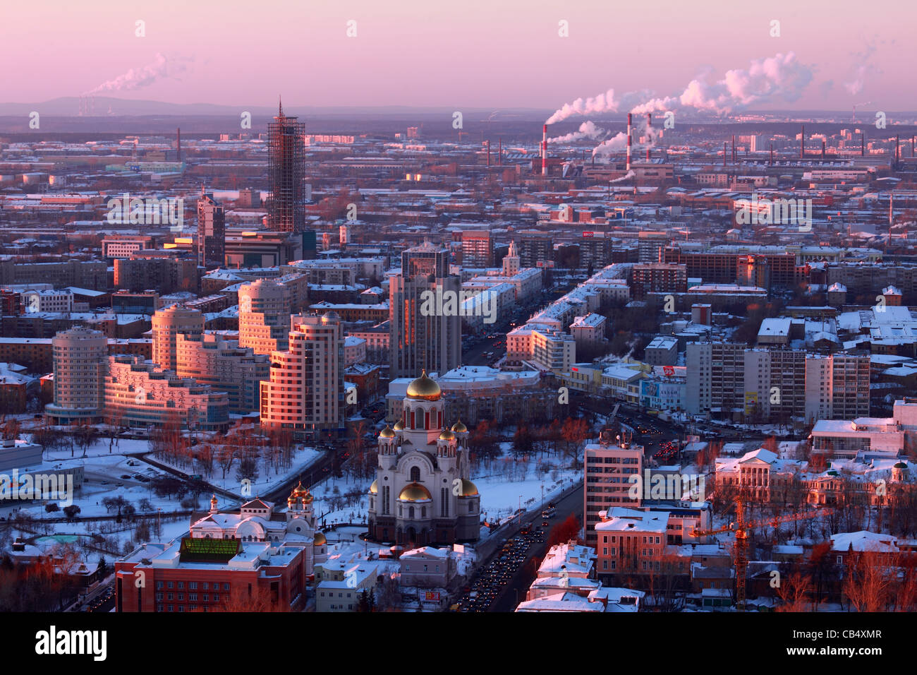 City panorama from above Stock Photo - Alamy