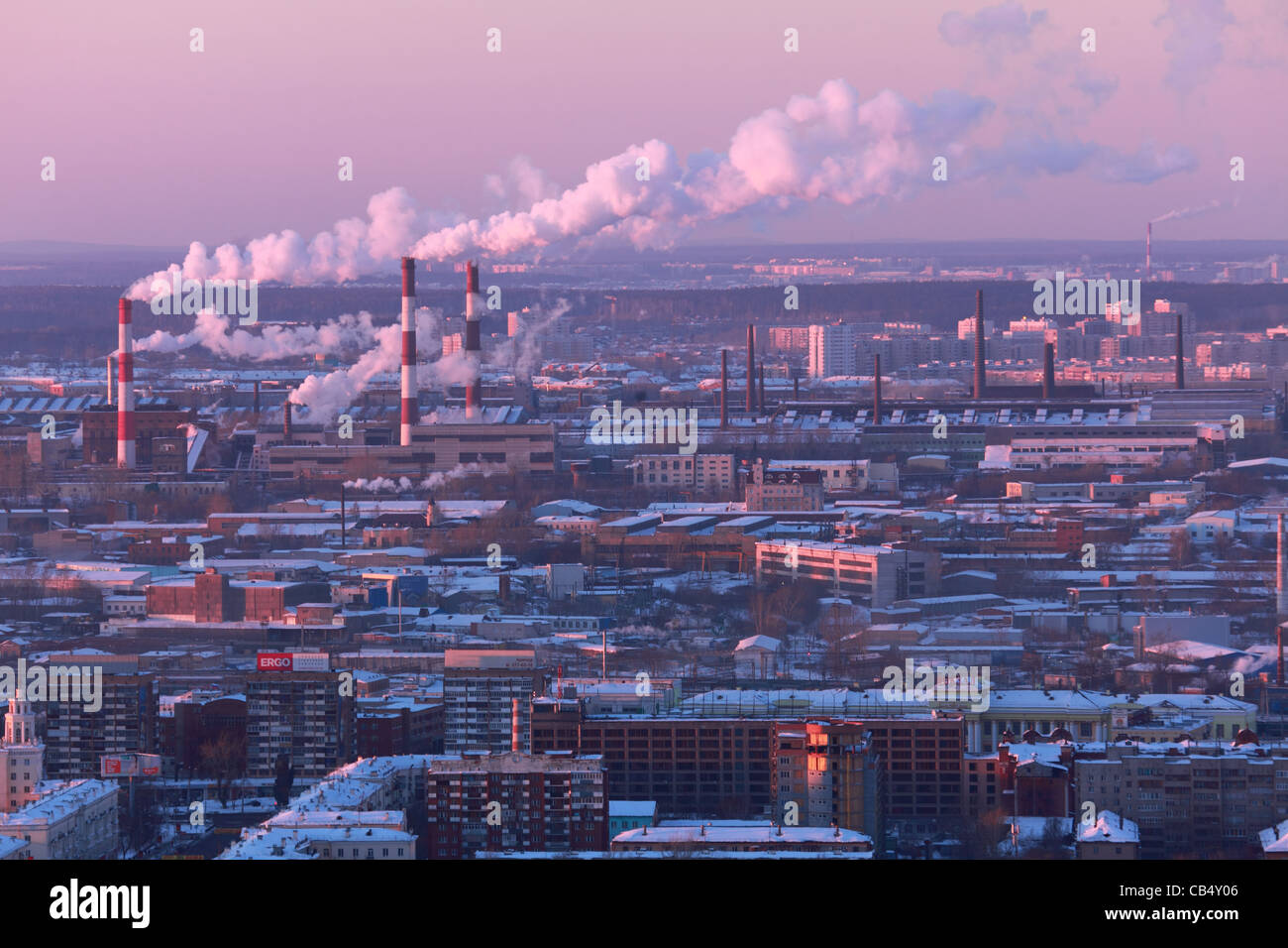 City panorama from above Stock Photo - Alamy