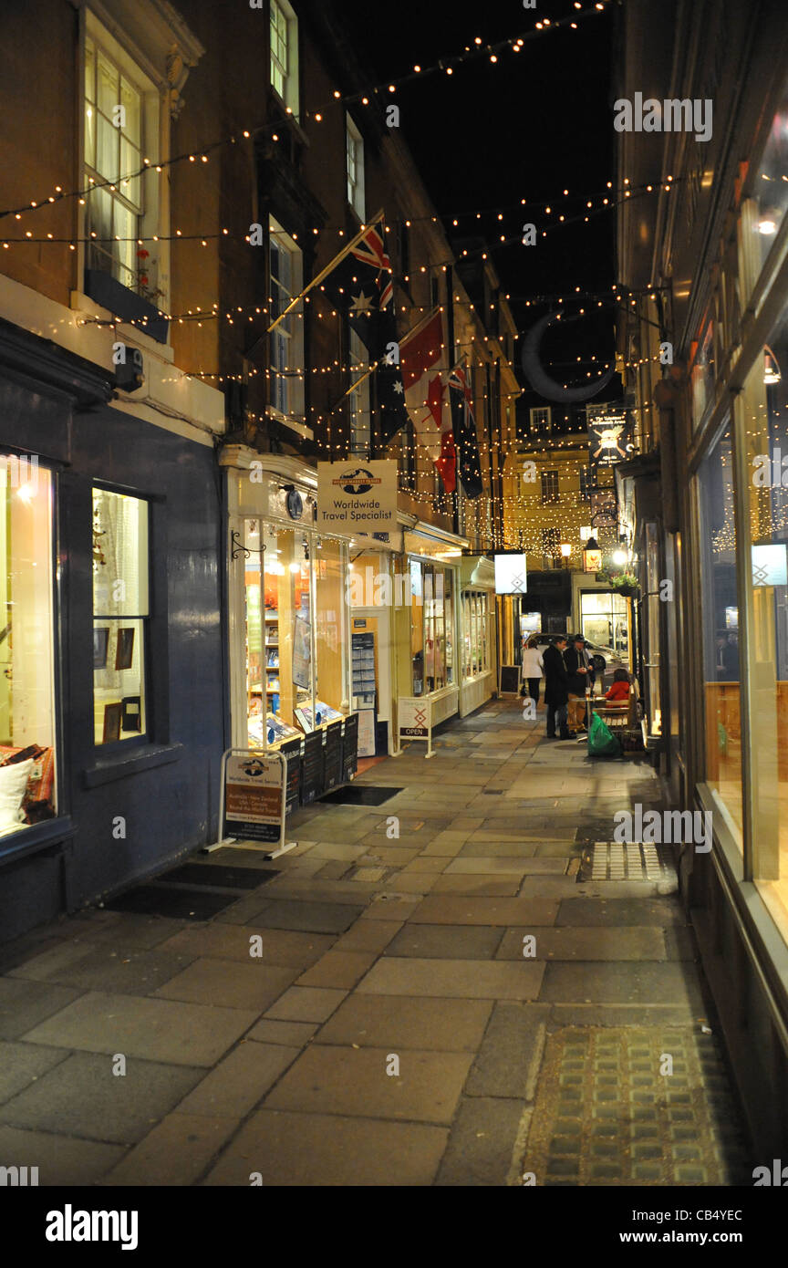 Bath street at night Stock Photo - Alamy