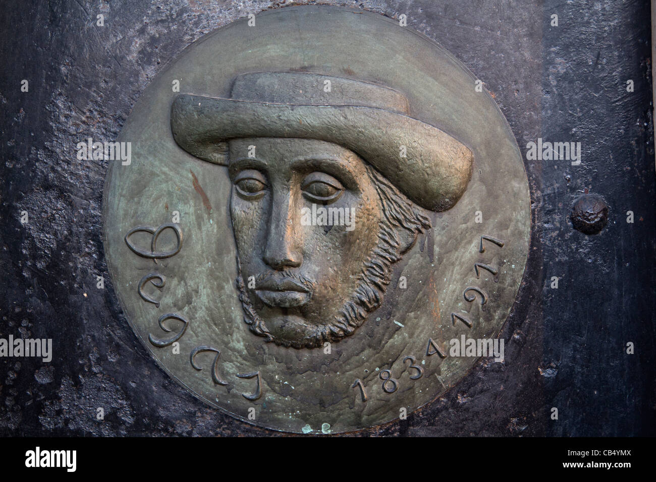 Tomb of Edgar Degas at Montmartre Cemetery, Paris, France Stock Photo ...