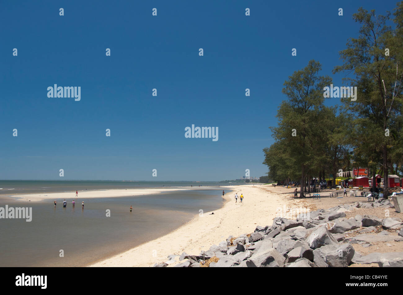Indian seashore with person hi-res stock photography and images - Alamy