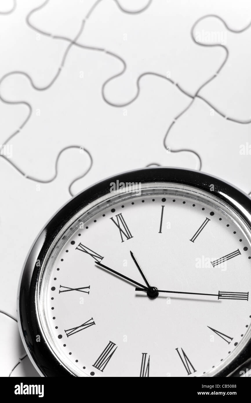 Time Puzzle, concept of Solution Stock Photo - Alamy