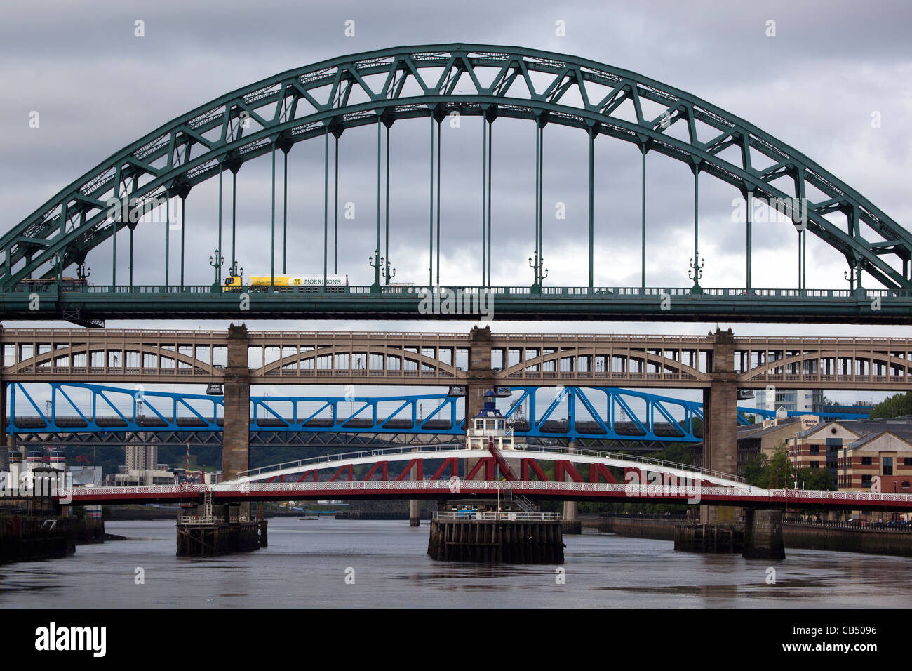 Newcastle Bridges Stock Photo: 41291970 - Alamy