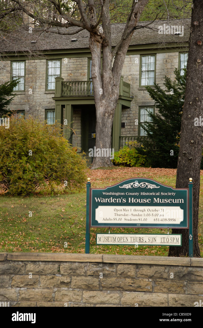 Warden's House Museum Stillwater Minnesota Stock Photo - Alamy
