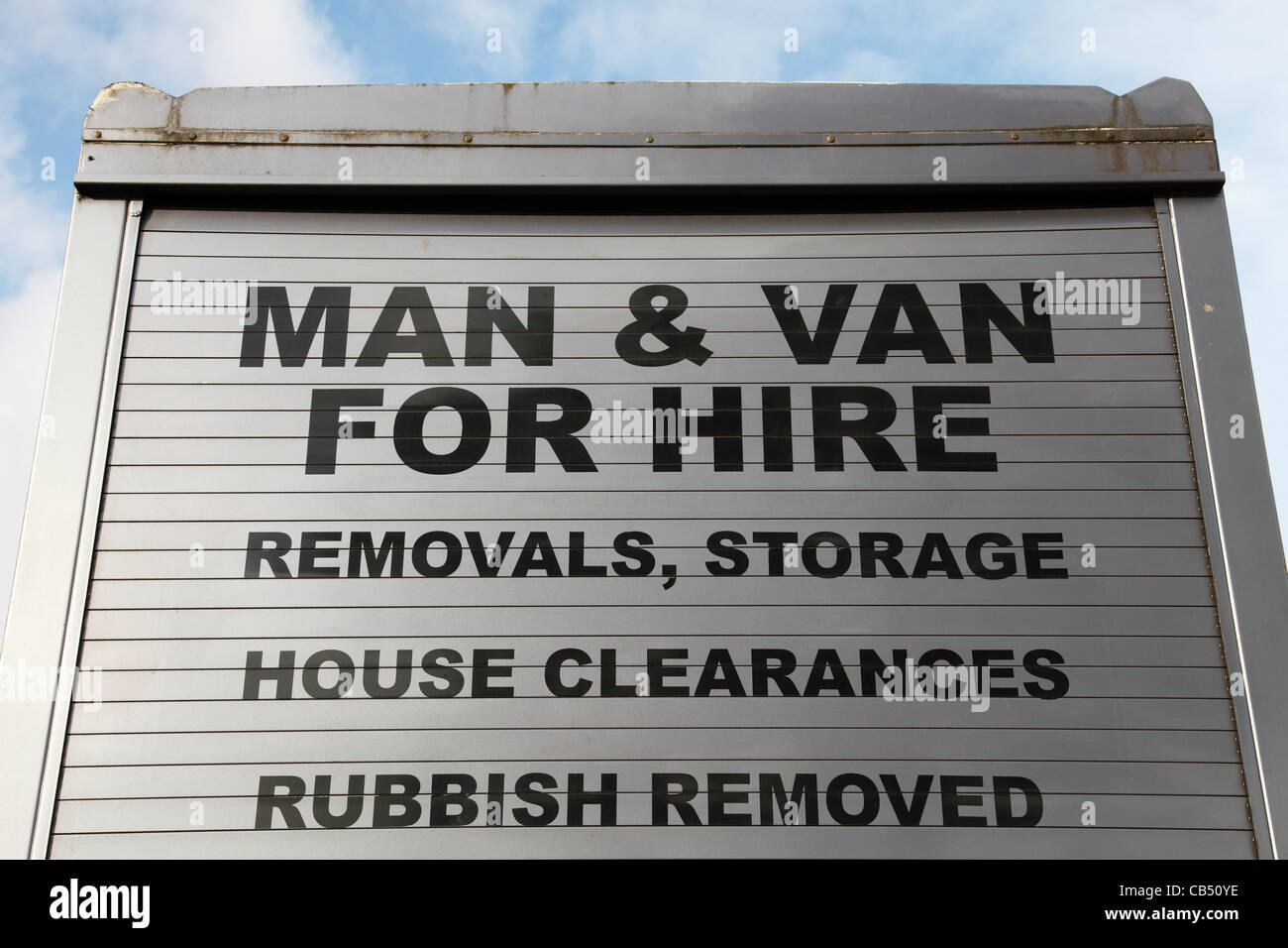 Sign writing van hi-res stock photography and images - Alamy