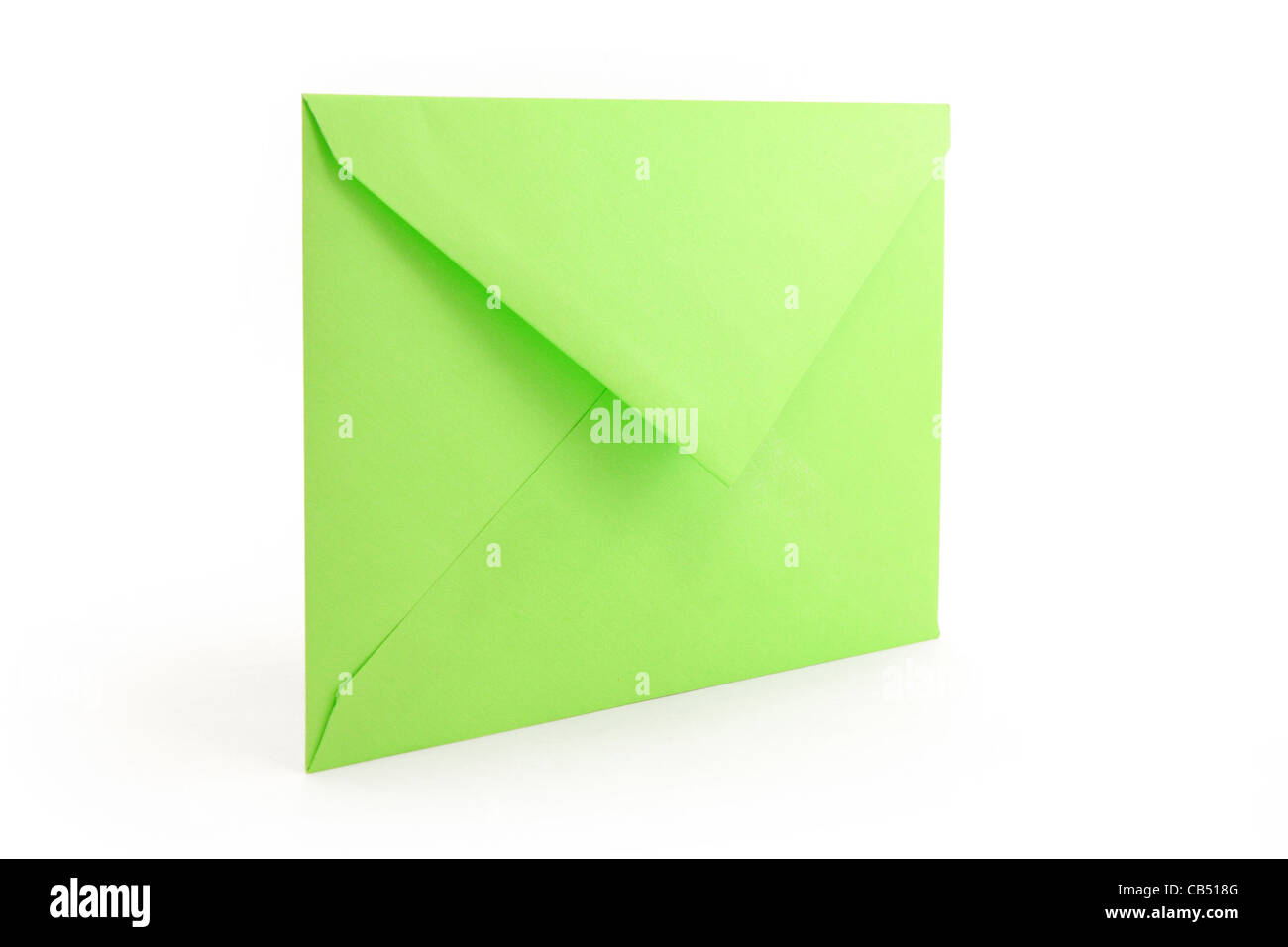 green envelope, concept of communication Stock Photo - Alamy