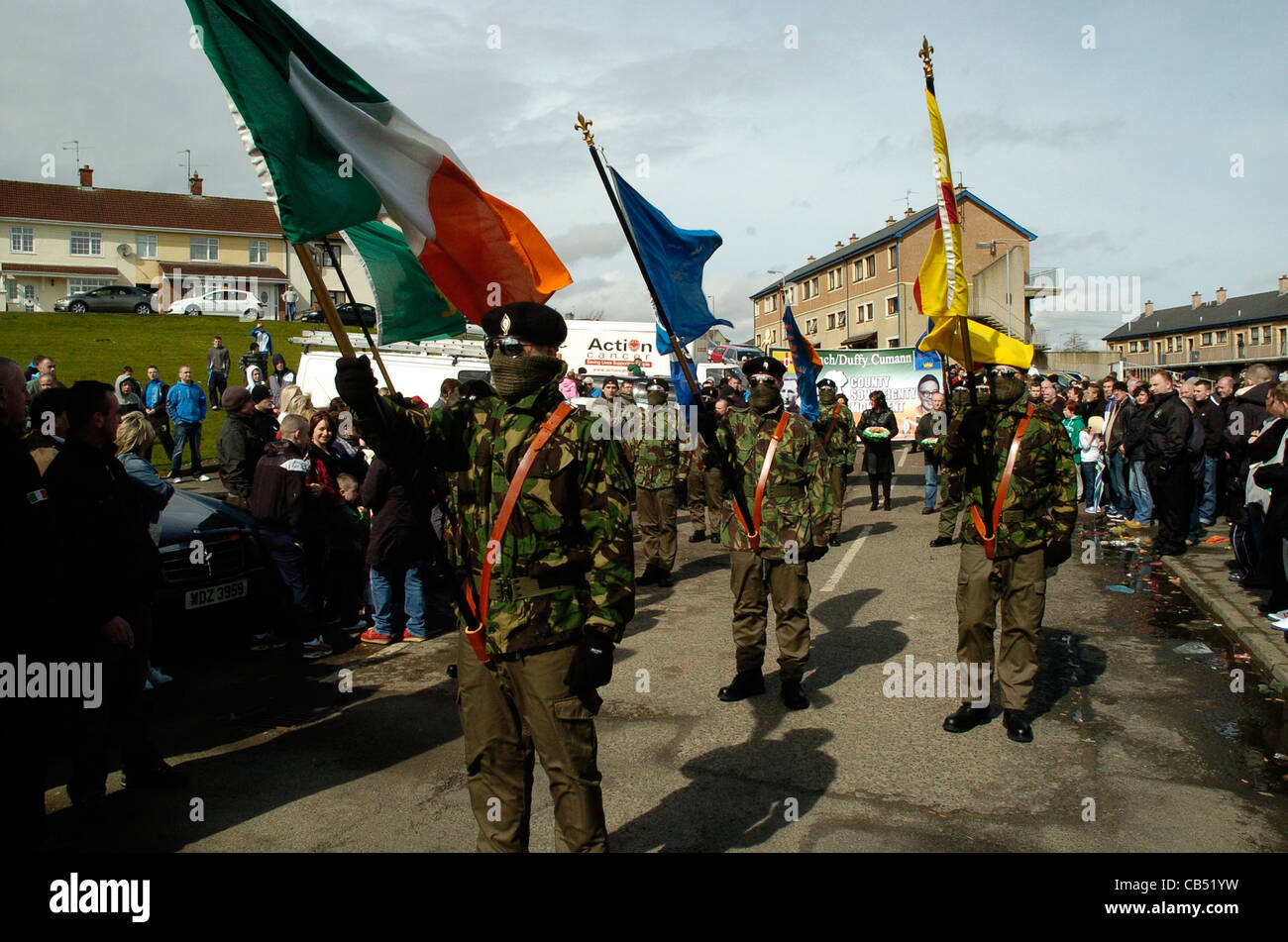 Members of the Real IRA attending 1916 Easter Rising commemoration in ...