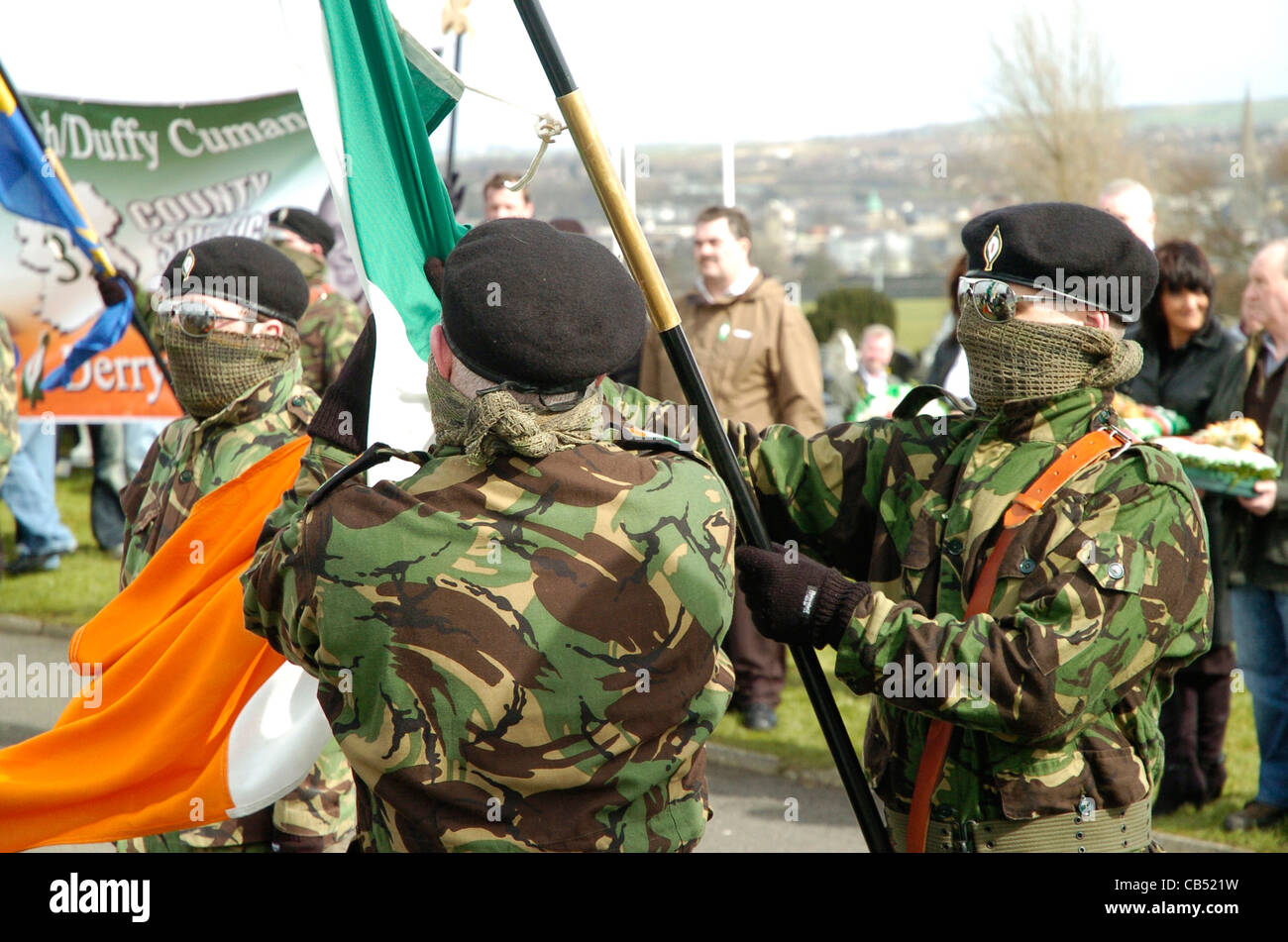 Members of the Real IRA attending 1916 Easter Rising commemoration in ...