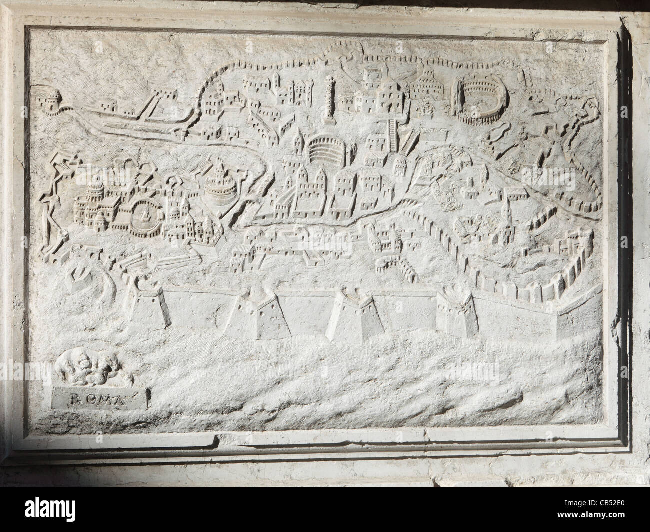 Rome map 17th century hi-res stock photography and images - Alamy