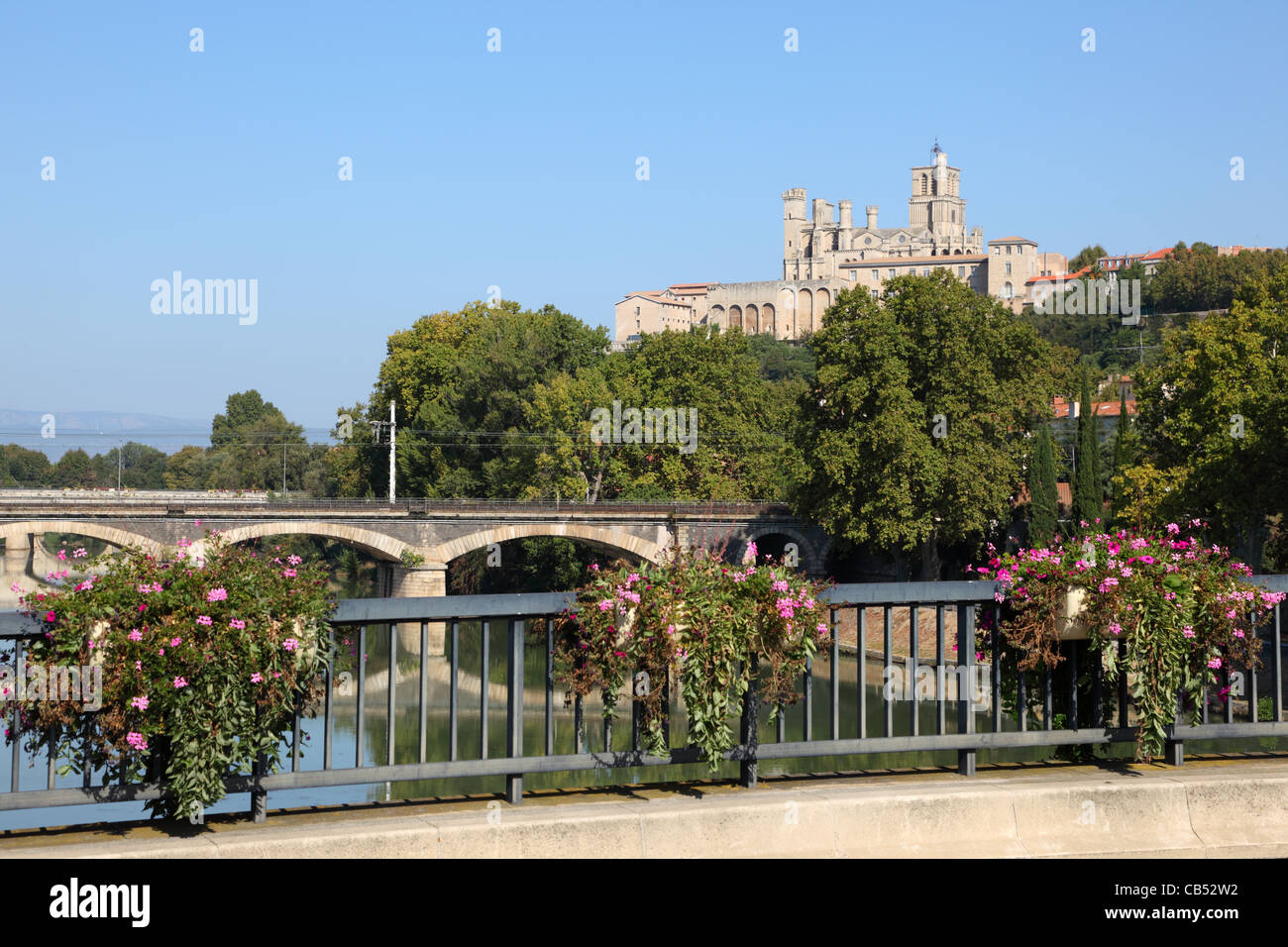 Roman Catholic Cathedral of Beziers, southern France Stock Photo - Alamy