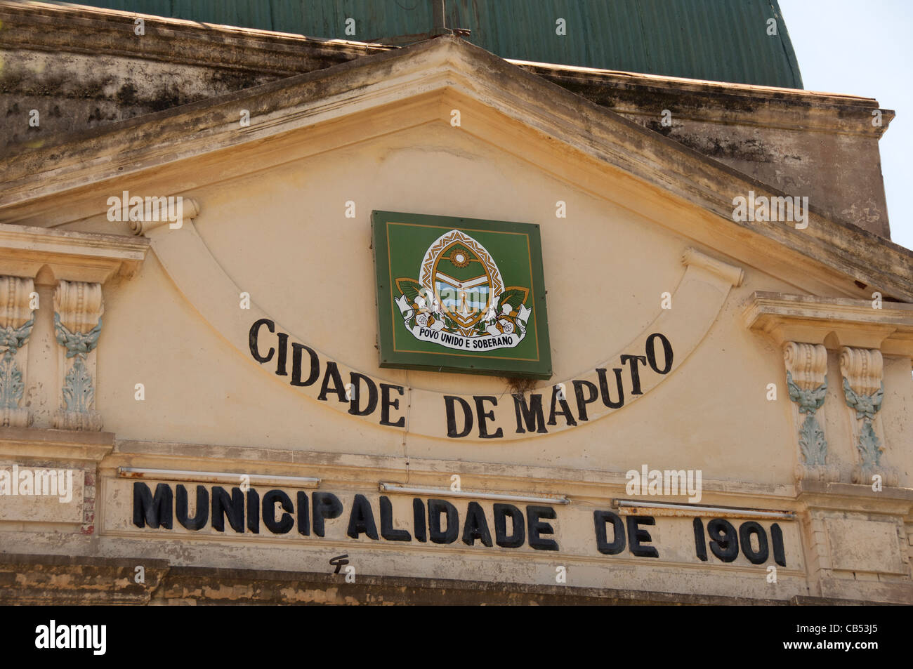 Africa, Mozambique. Capital city of Maputo, Municipal City Market (aka ...