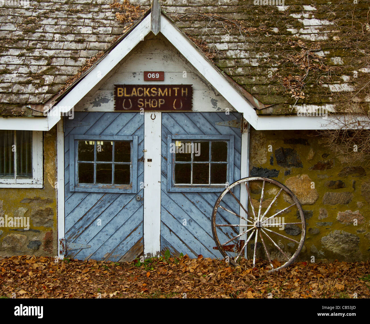 A blacksmith building in a New Jersey park Stock Photo - Alamy