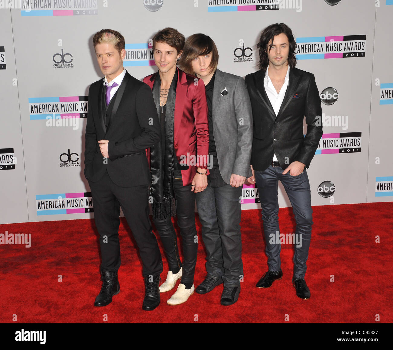 Hot Chelle Rae at the 2011 American Music Awards at the Nokia Theatre L ...