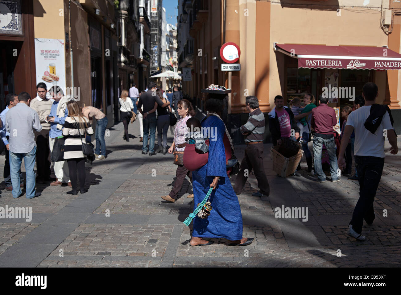 African immigrant spain hi-res stock photography and images - Alamy