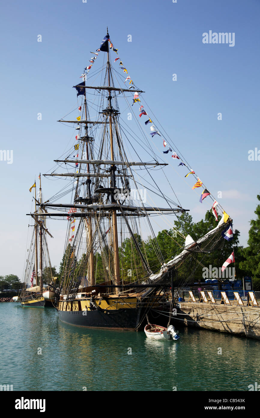 The Niagara and the Pride of Baltimore. Tall Ships 2011, Navy Pier ...