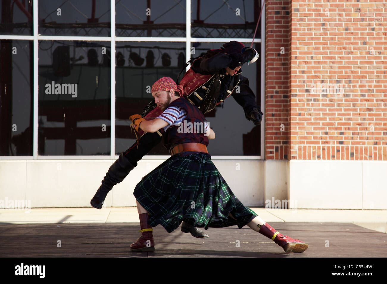 Duel pirate sword fight hi-res stock photography and images - Alamy