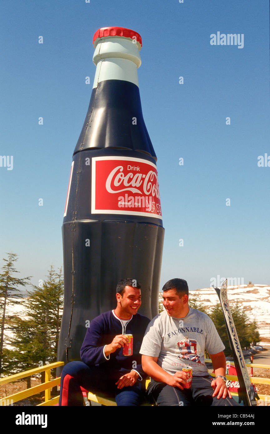 Ski In Plastic Cola Bottle