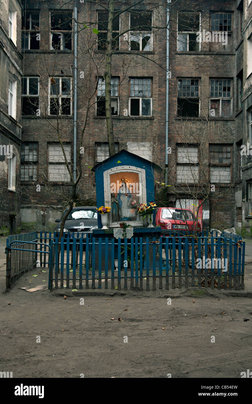 virgin mary shrine praga neighbourhood warsaw poland Stock Photo - Alamy
