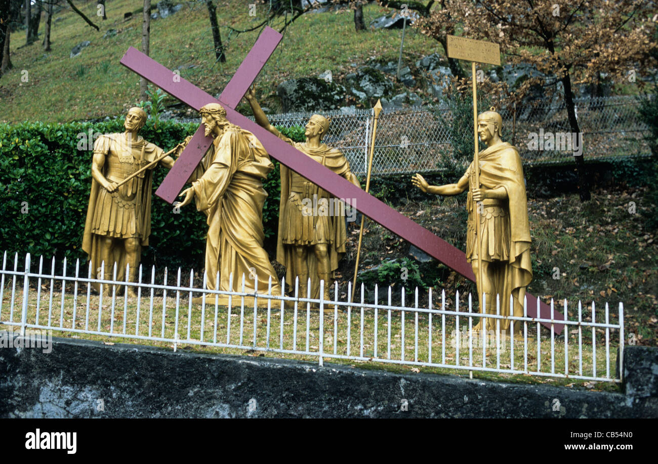 Way cross lourdes hi-res stock photography and images - Alamy