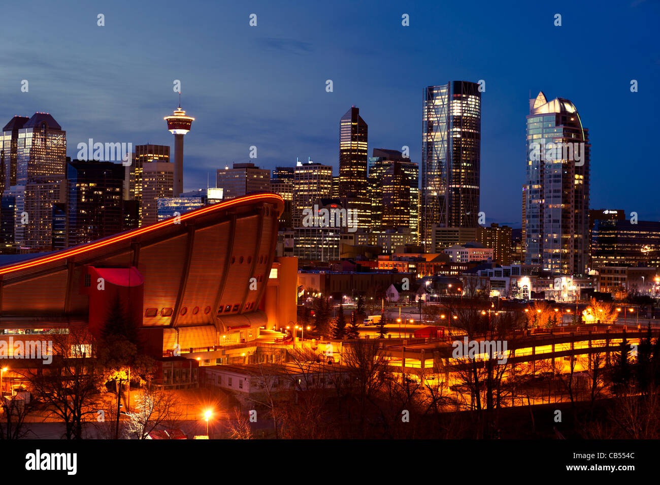 Calgary Skyline Alberta High Resolution Stock Photography and Images ...