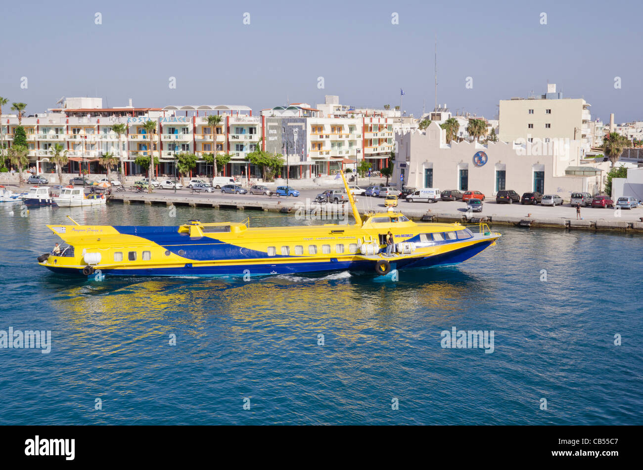 Greek island hydrofoil hi-res stock photography and images - Alamy
