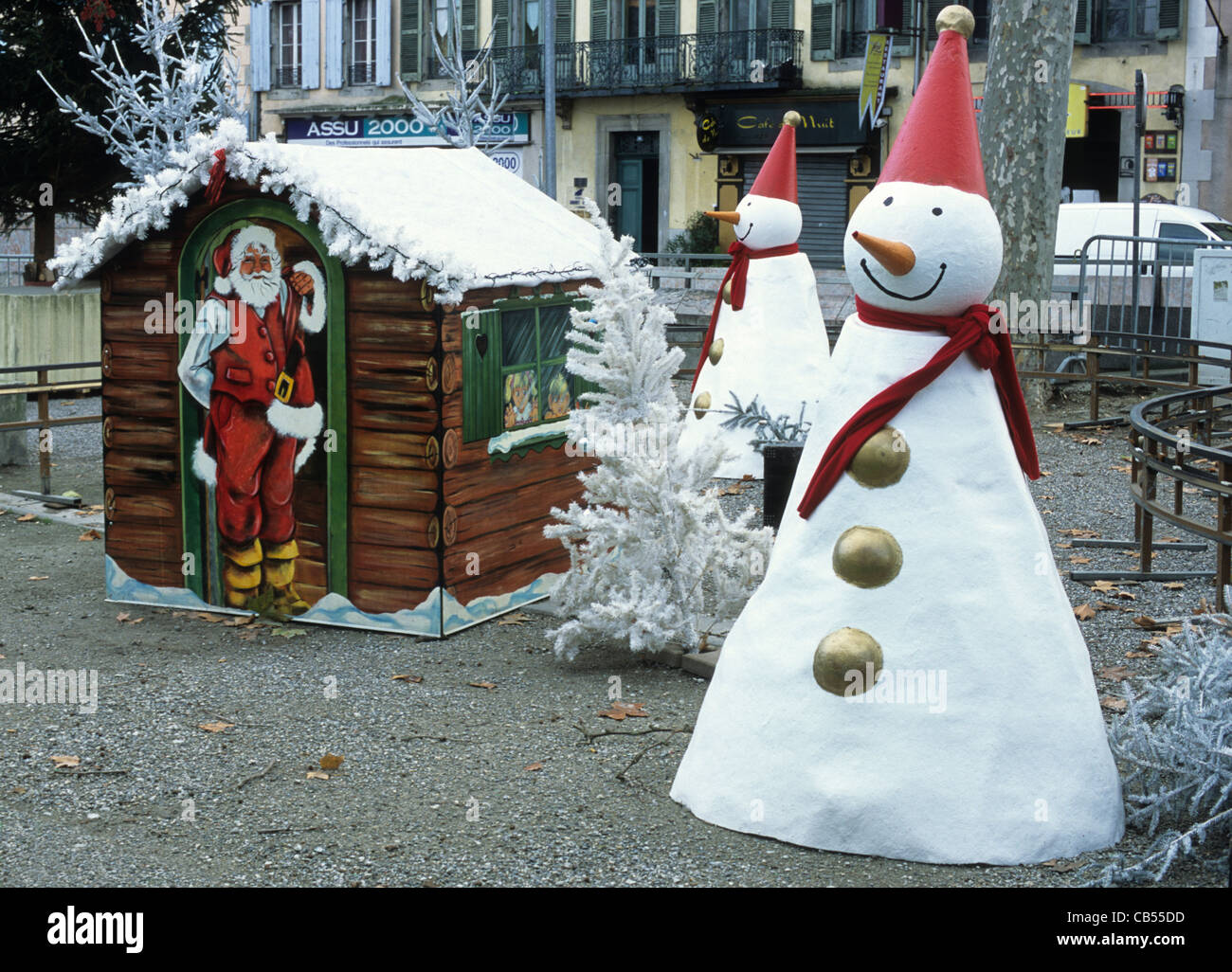 Christmas market, Carcasonne, France Stock Photo - Alamy