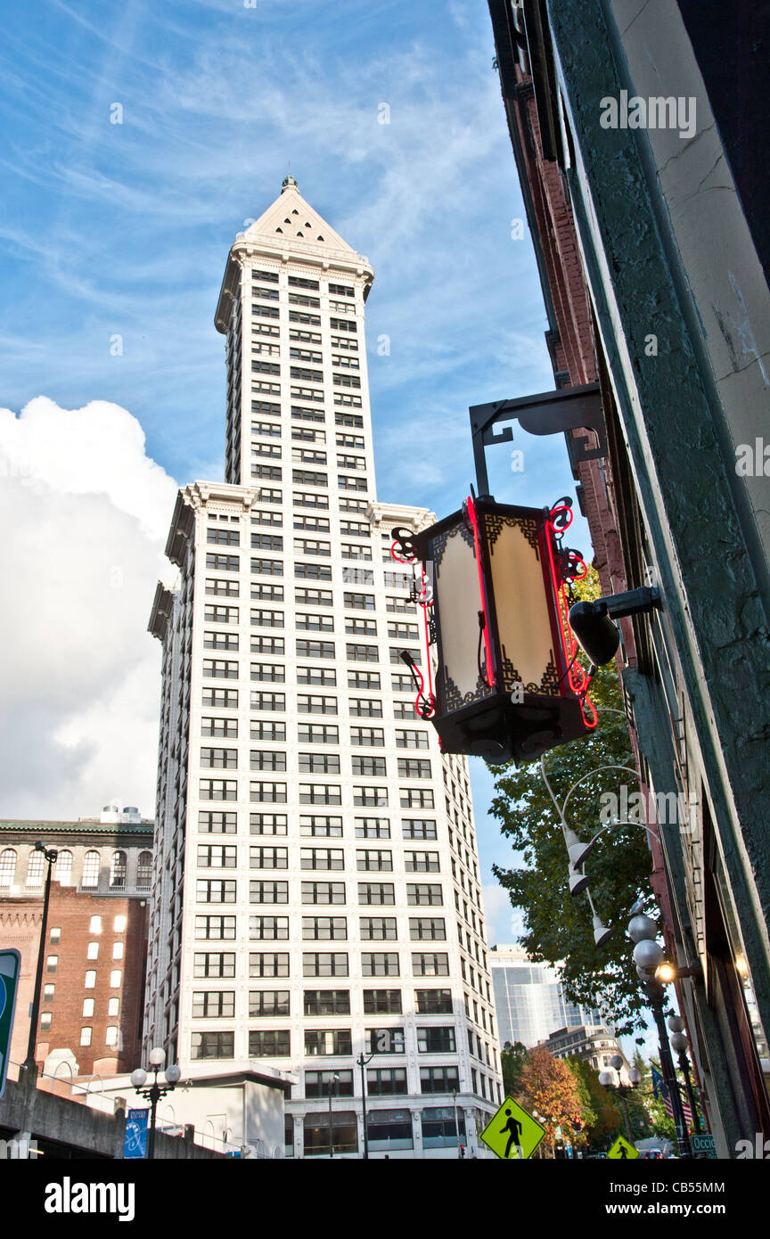 The historic Smith Tower in downtown Seattle Stock Photo - Alamy