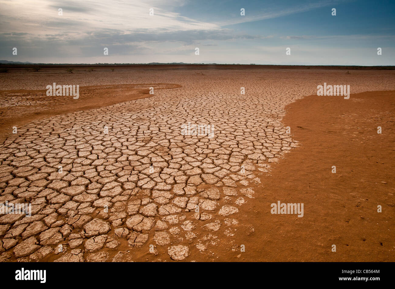 Desert landscape in Sarigua national park, Herrera province, Republic ...
