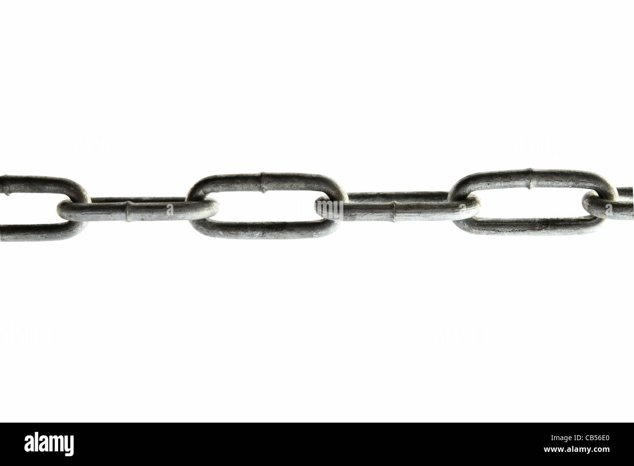 Chains isolated on white background Stock Photo - Alamy