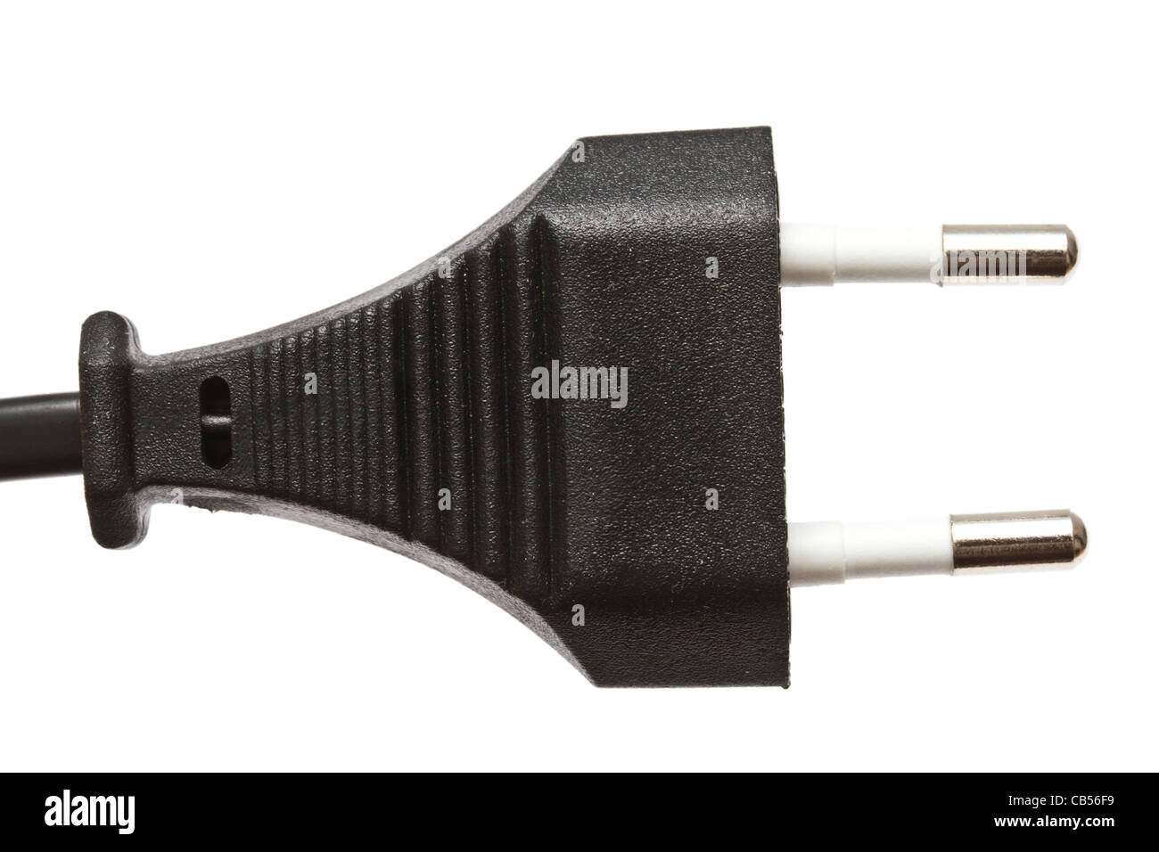 Electric plug isolated on the white background Stock Photo - Alamy