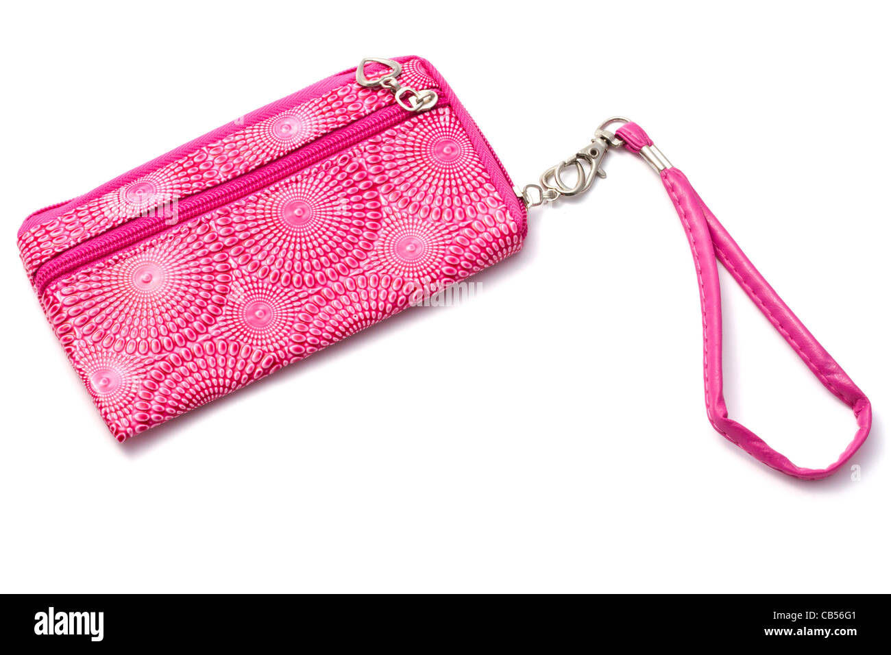 Beautiful purse isolated on white background Stock Photo - Alamy