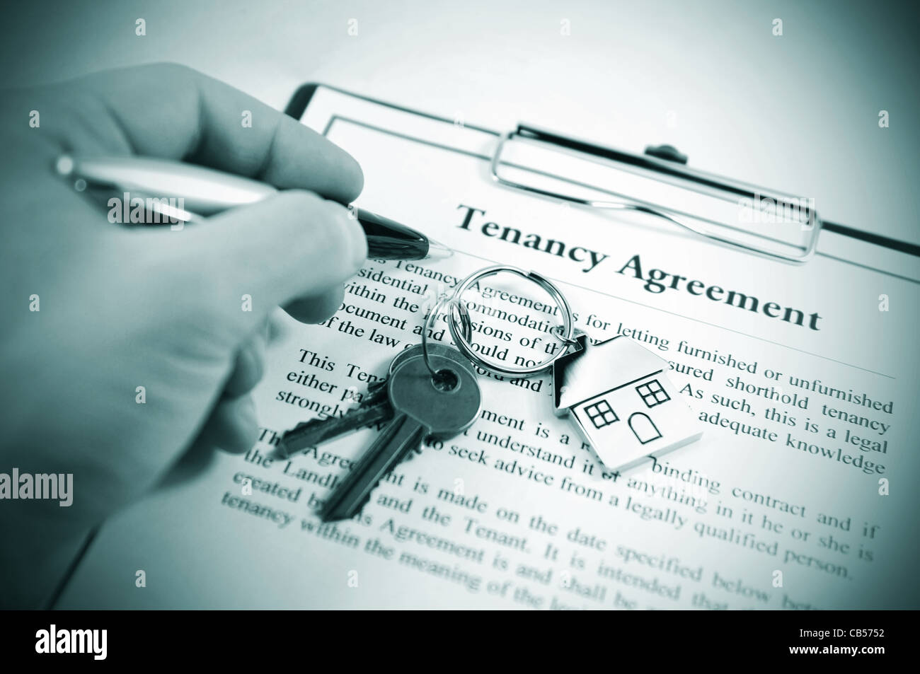 Signing tenancy agreement hi-res stock photography and images - Alamy