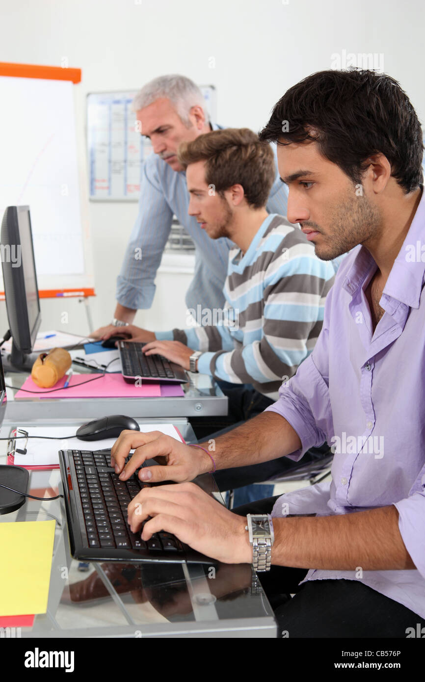 Graphic designer training Stock Photo - Alamy
