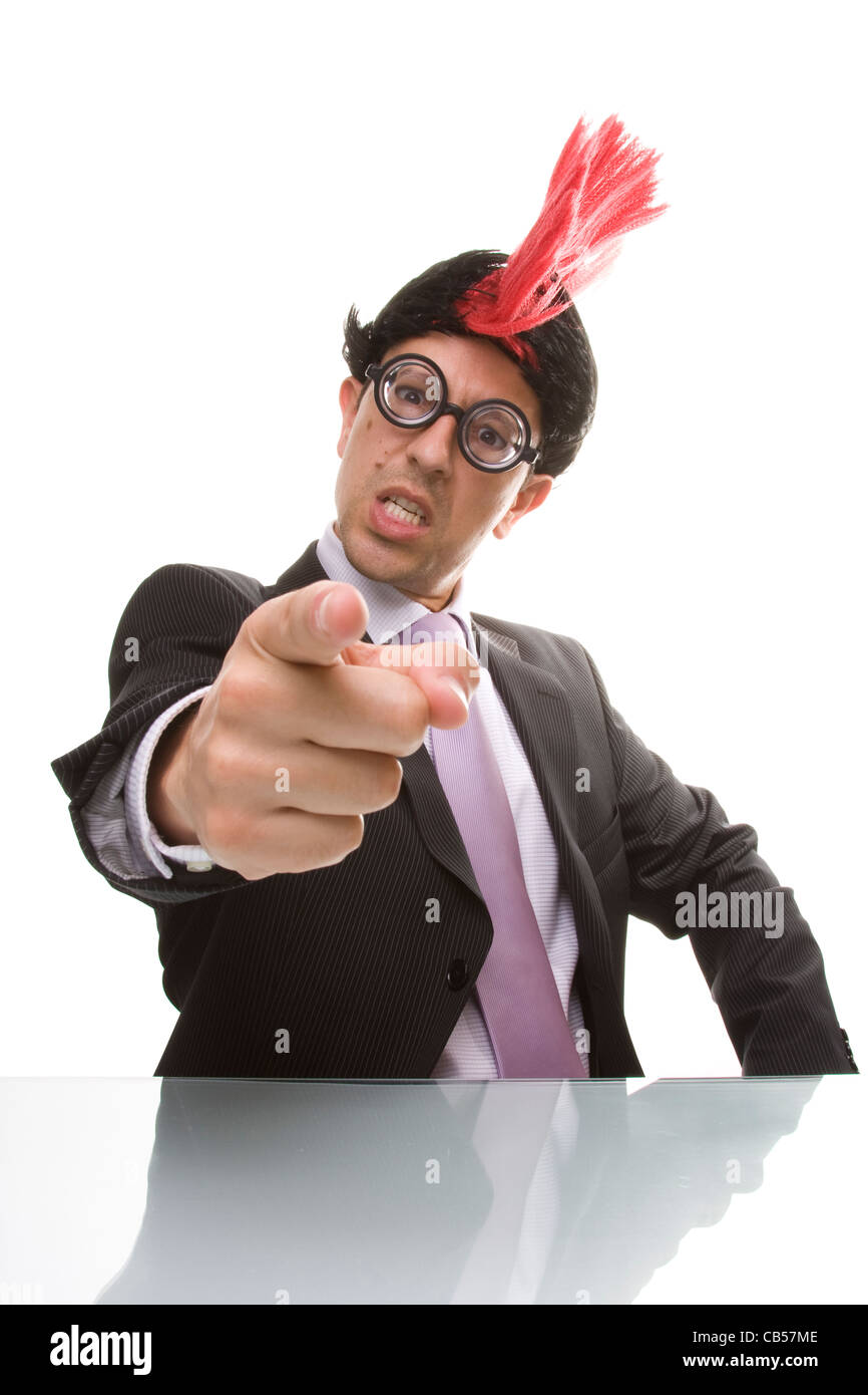 Angry punk man hi-res stock photography and images - Alamy