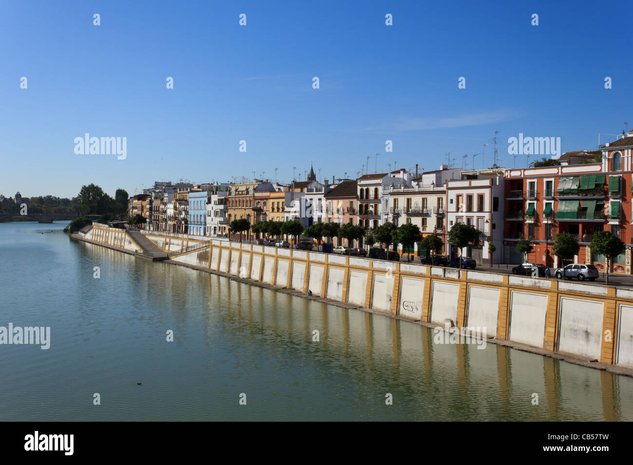 The quarter of Triana (Seville - Spain Stock Photo - Alamy