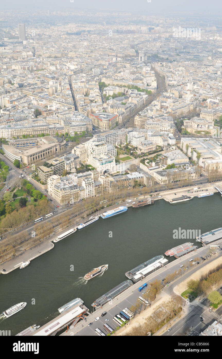 Aerial view of Paris, France Stock Photo - Alamy