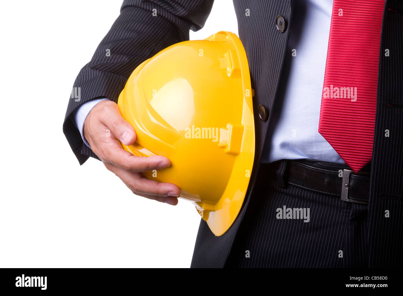 White construction workers safety helmet hi-res stock photography and ...