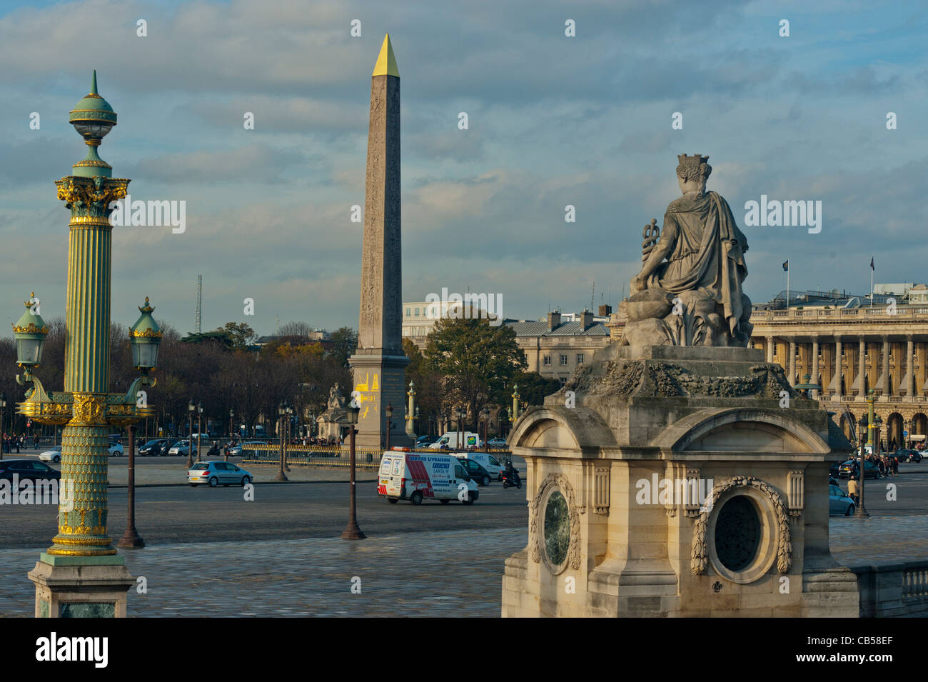 Paris, France, Scenes, The Place de la Concorde, is one of the major ...